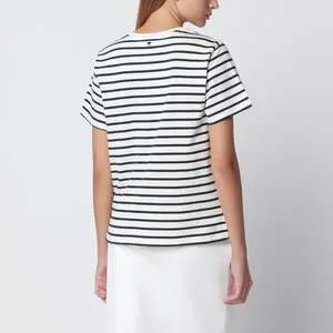 Max Mara Cru Striped Cotton Jersey T-shirt