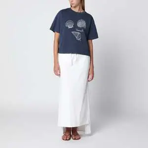 Max Mara Cotton Jersey T-shirt With Embroidery