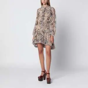 Etro Printed Ruffled Dress - Multicolor