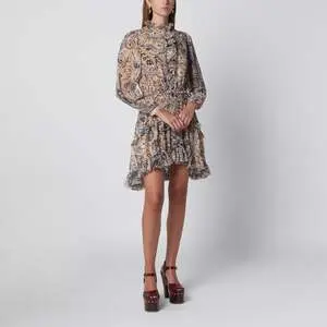 Etro Printed Ruffled Dress