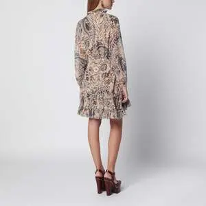Etro Printed Ruffled Dress
