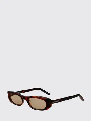 Saint Laurent Tortoiseshell Oval Sunglasses - Multicolor