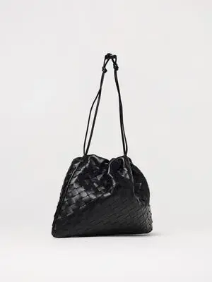 Bottega Veneta Woven Shoulder Bag - Black