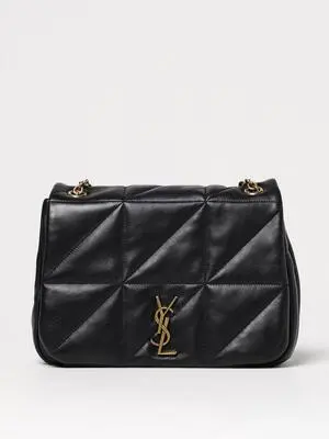 Saint Laurent Quilted Leather Shoulder Bag - Black