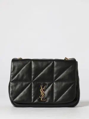 Saint Laurent Quilted Leather Shoulder Bag - Black