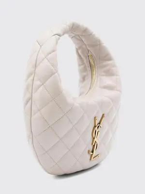 Saint Laurent Quilted Shoulder Bag - Pink