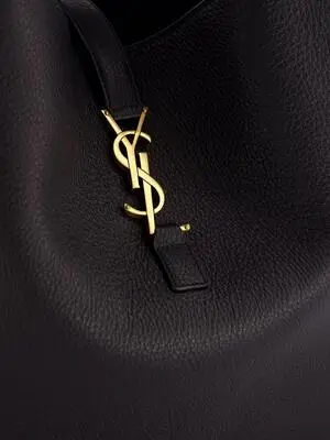 Saint Laurent Monogram Shoulder Bag - Black