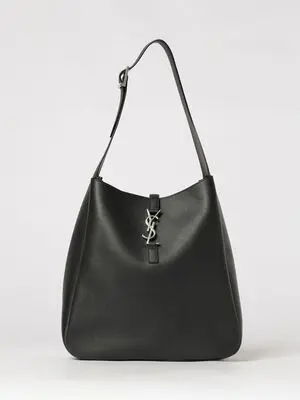 Saint Laurent Logo Shoulder Bag - Black