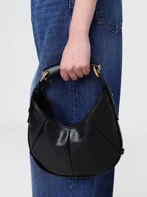 Saint Laurent Leather Shoulder Bag - Black