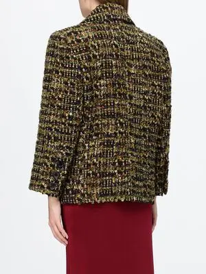 Saint Laurent Textured Blazer - Brown