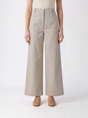 Max Mara Beige Cotton Jeans - Cream