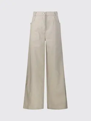 Max Mara Beige Cotton Jeans - Cream