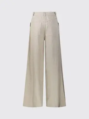 Max Mara Beige Cotton Jeans - Cream