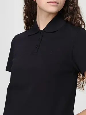 Saint Laurent Short Sleeve Polo Dress - Black