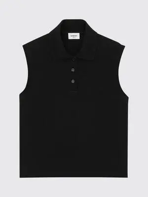 Saint Laurent Sleeveless Polo Shirt