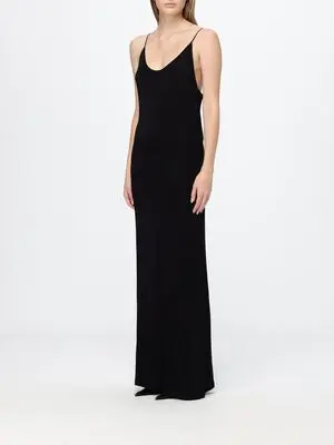 Saint Laurent Viscose Blend Slip Dress