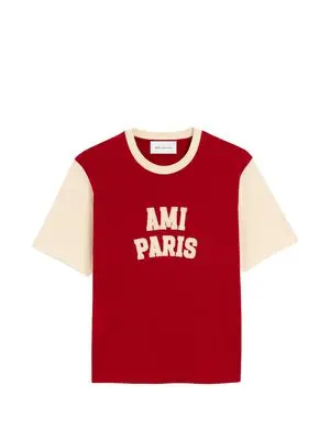 AMI Paris Logo T-shirt - Multicolor