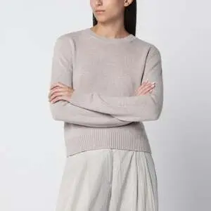 LISA YANG Crewneck Sweater In Cashmere - Cream
