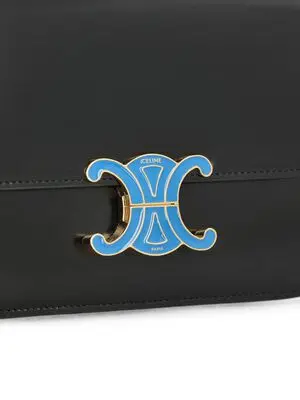 Celine Triomphe Leather Shoulder Bag - Multicolor