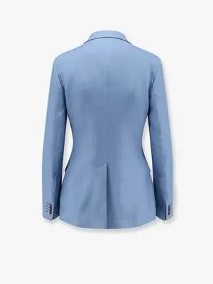 Tagliatore Parigi Double-breasted Linen Blazer - Multicolor