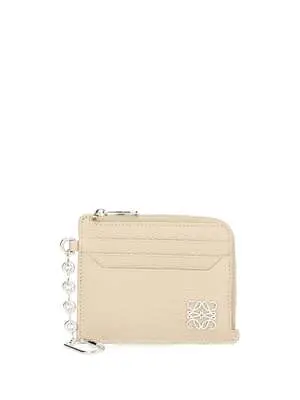 Loewe Anagram Square Card Holder - Cream