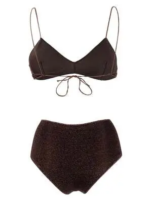 Oseree Two-piece Lurex Swimsuit
