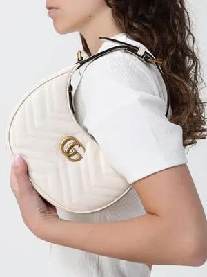 Gucci Mini Bag With Gg Logo - White