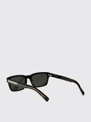 Saint Laurent Tortoiseshell Acetate Square Frame Sunglasses