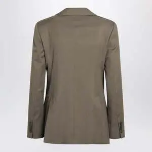 Max Mara Camel Double-breasted Wool Jacket - Brown