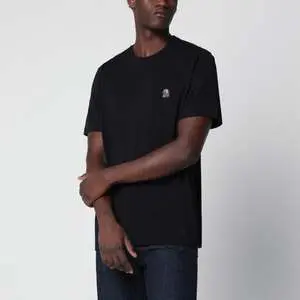 PARAJUMPERS Cotton T-shirt With Logo Patch - Black