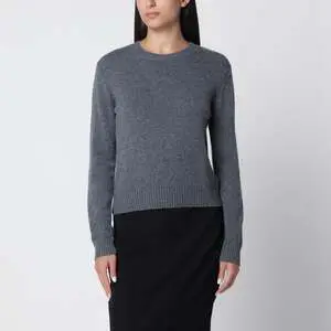 LISA YANG LISA YANG Mable Cashmere Crew Neck Sweater Gray