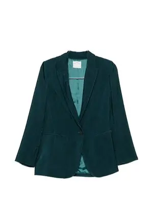 FORTE_FORTE Velvet Single-breasted Jacket - Multicolor