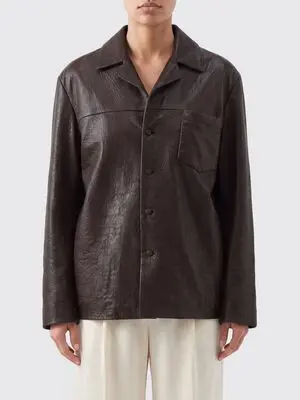 Saint Laurent Leather Jacket - Brown