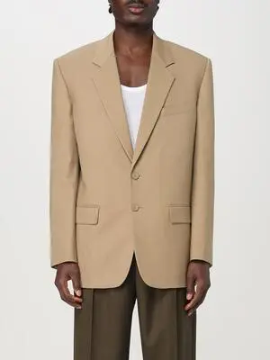 Saint Laurent SAINT LAURENT Wool And Silk Blend Blazer Yellow