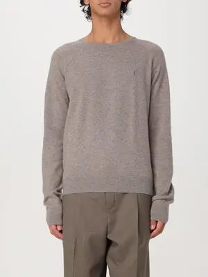 Saint Laurent Cashmere Crew Neck Sweater - Cream