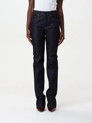 Saint Laurent High-rise Straight Leg Jeans - Blue