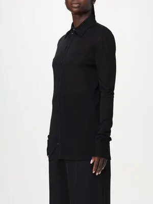Saint Laurent Viscose Shirt - Black