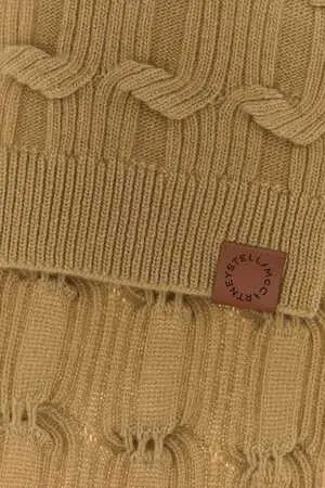 Stella McCartney Camel Wool Scarf