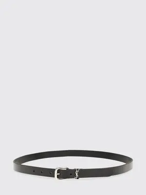 Saint Laurent Calf Leather Belt - Black