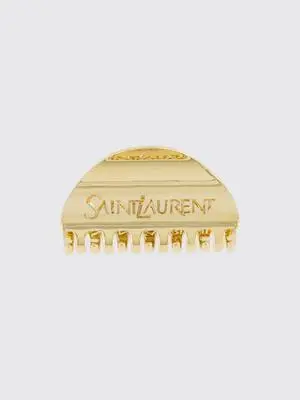 Saint Laurent Tone Claw Clip - Gold