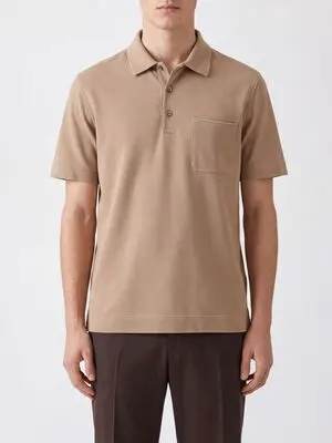 Zegna Polo Shirt Sand - Cream