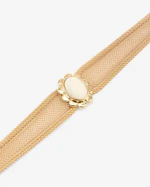 Isabel Marant Étoile Hanae Mesh Bracelet With Flower Detail