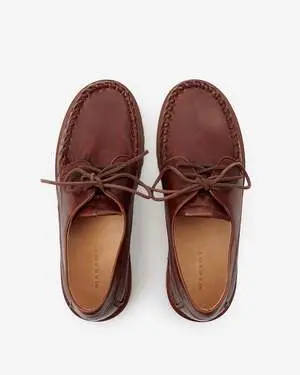 Isabel Marant Étoile Byren Boat Moccasins - Brown