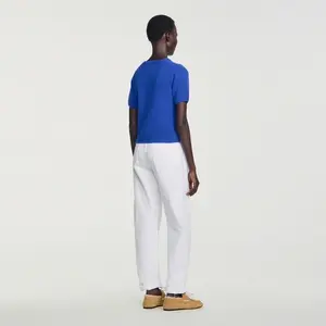 Sandro Short Sleeved Wool Sweater