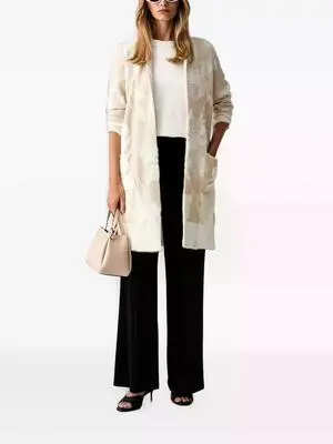 Joseph Ribkoff Logo Plaque Wide-leg Trousers