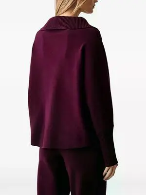 Joseph Ribkoff Shawl Collar Button-embellished Sweater