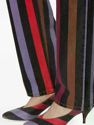 Versace Tina Striped Pumps