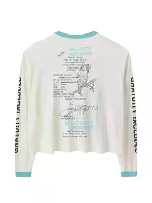 STADIUM GOODS Graphic-print Long-sleeve T-shirt - White
