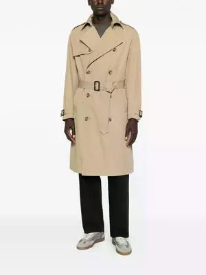 BOSS Double-breasted Trench Coat - Neutrals