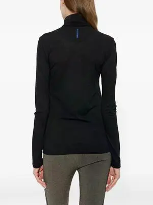 JIL SANDER Quarter-zip Long Sleeve Top